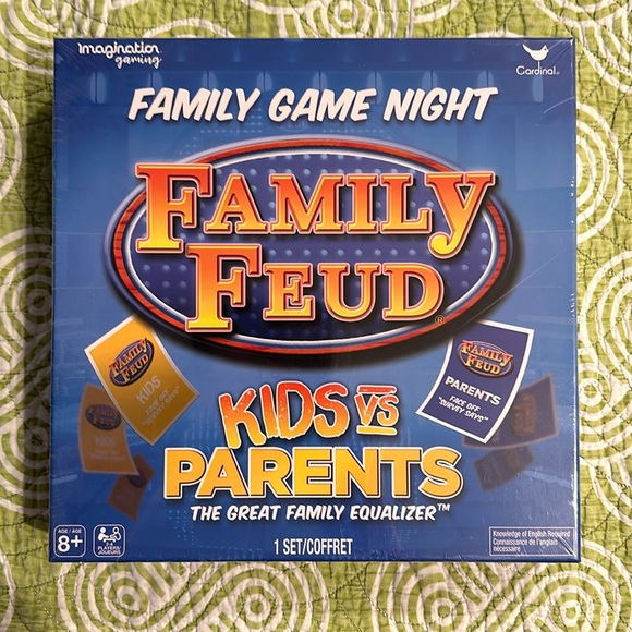 Mattel | Toys | Family Feud Game Kids Vs Parents Cardinal Games Mattel ...